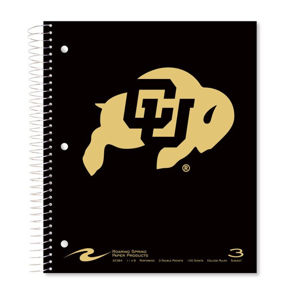 Colorado Buffaloes Three Subject Notebook | CU Book Store